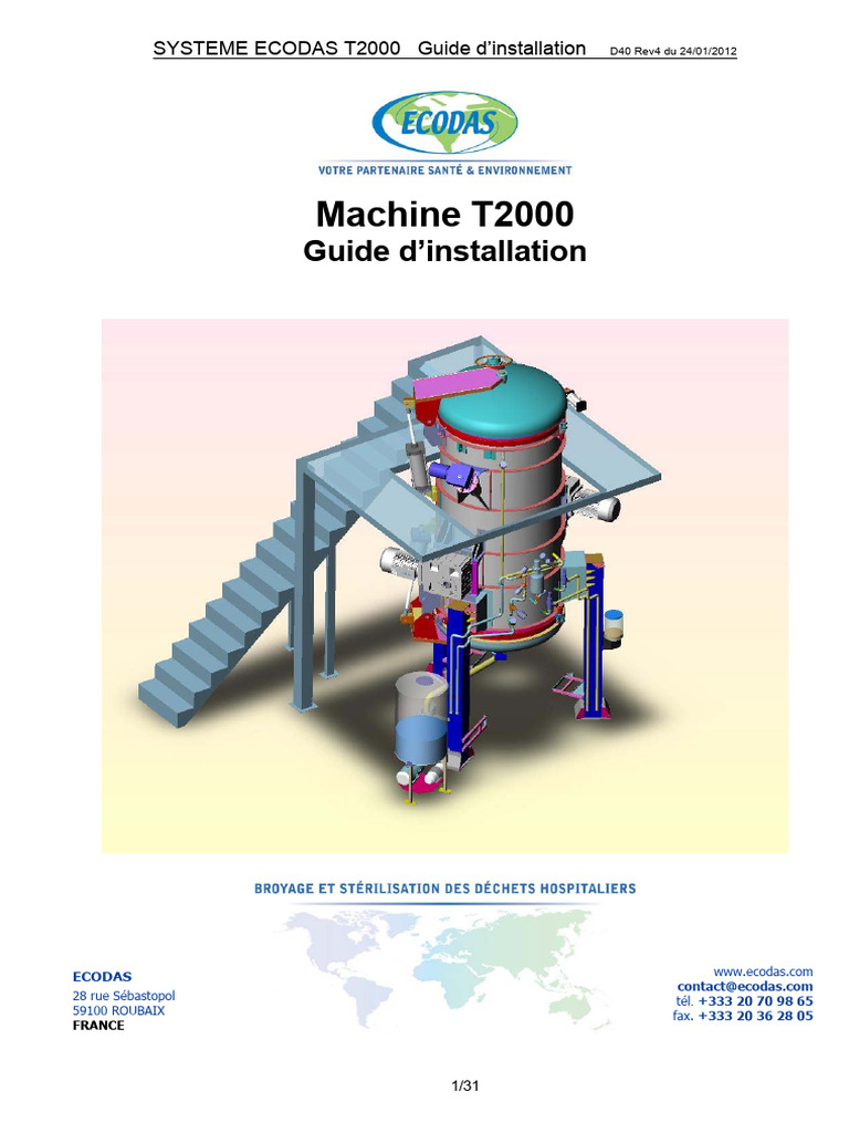 Partie 02 Doc 12 - Annexe 10 - Guide D'installation T2000 D40 | PDF