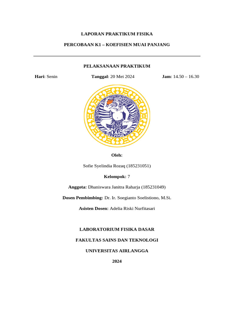 Laporan K4 Koef Muai Panjang | PDF | Ilmu Sosial | Teknologi & Rekayasa