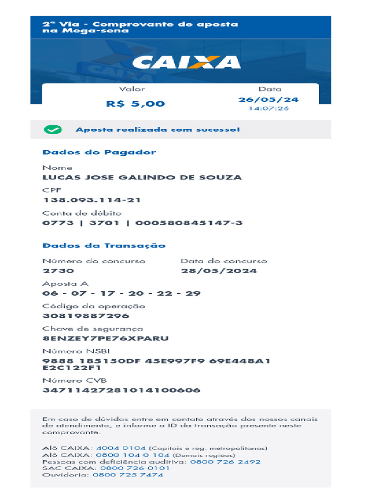 Comprovante2024 05 29 - 183326 | PDF