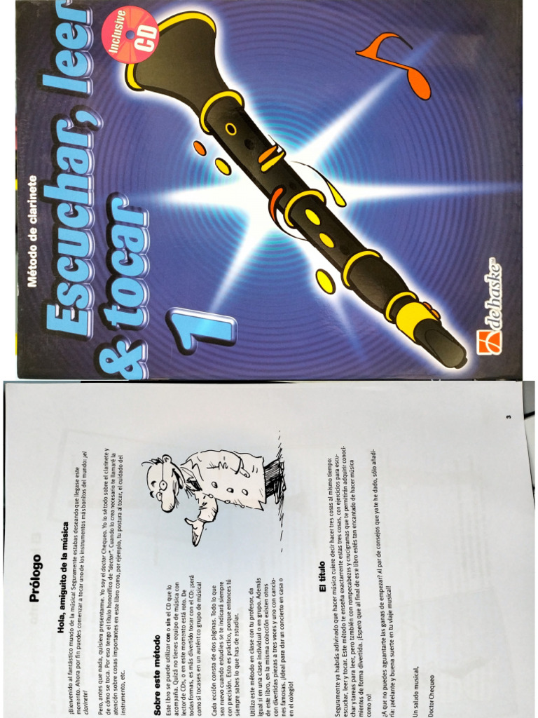 Escuchar, Leer y Tocar Clarinete | PDF