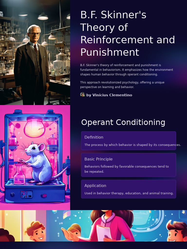 BF Skinners Theory of Reinforcement and Punishment | PDF | Reinforcement | Punishments