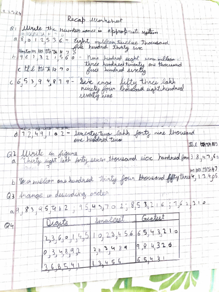 Recap Worksheet | PDF