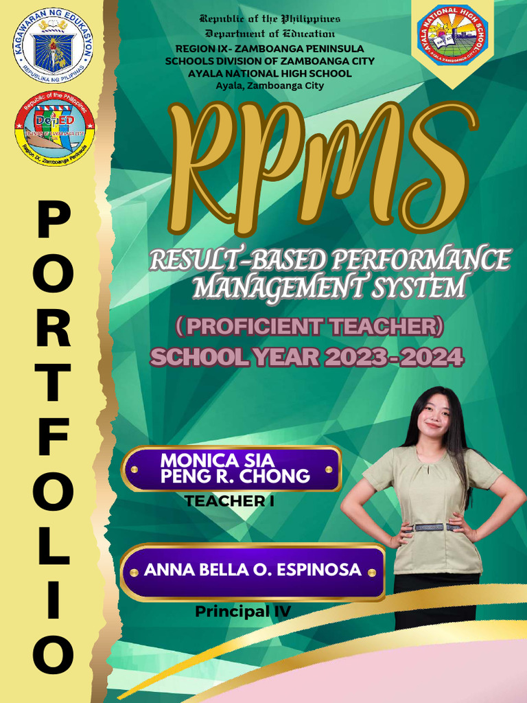 My Rpms Portfolio Monica Chong | PDF | Learning | Curriculum