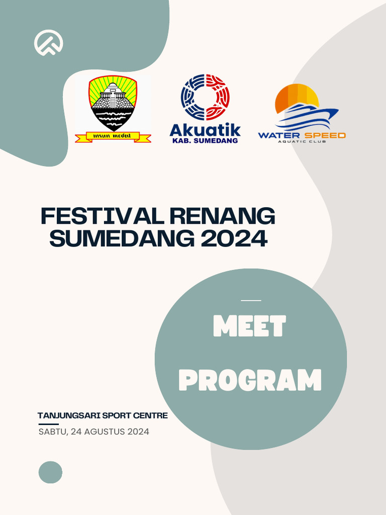 Meet Program Festival Renang Sumedang 2024 | PDF