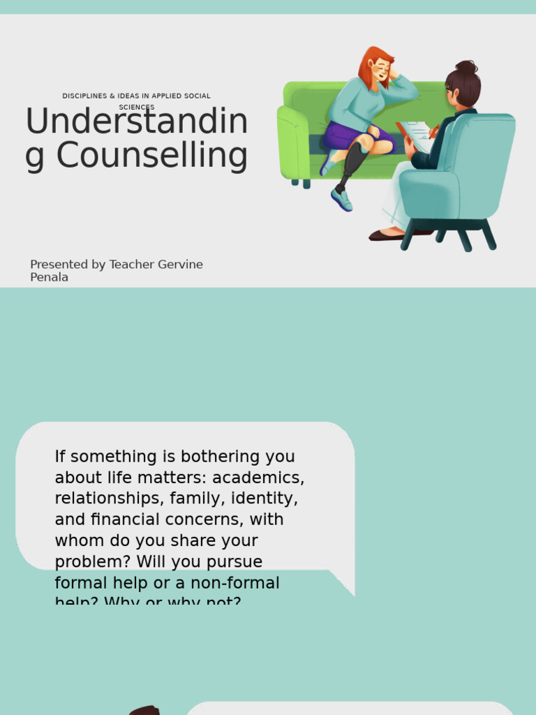 1.understanding Counselling | PDF