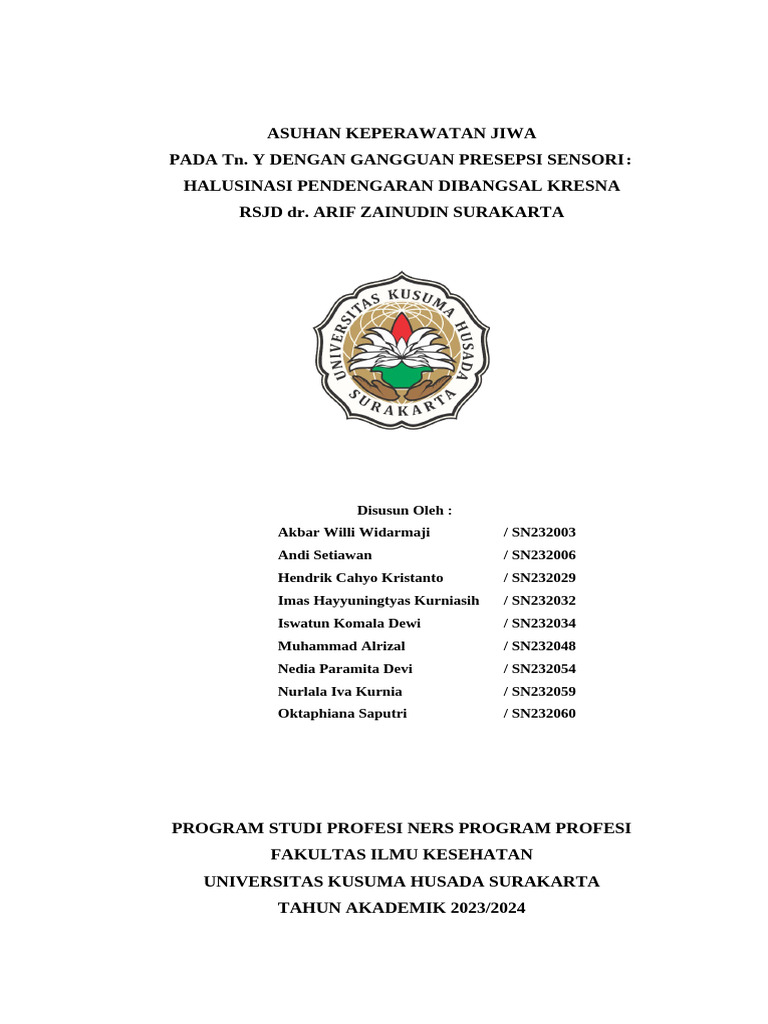 Kelompok Askep Halu | PDF