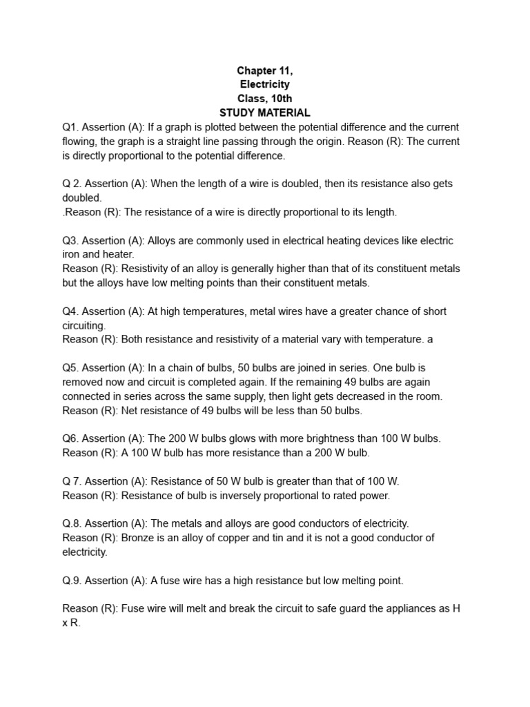 Class 10 study material | PDF