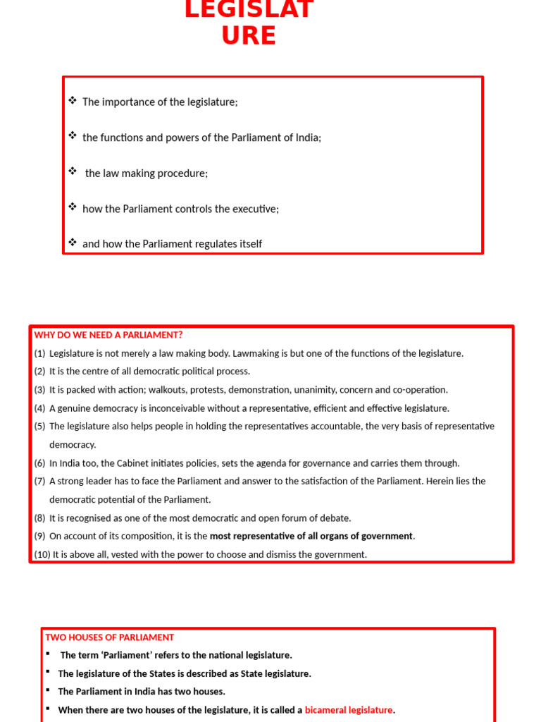 LEGISLATURE | PDF