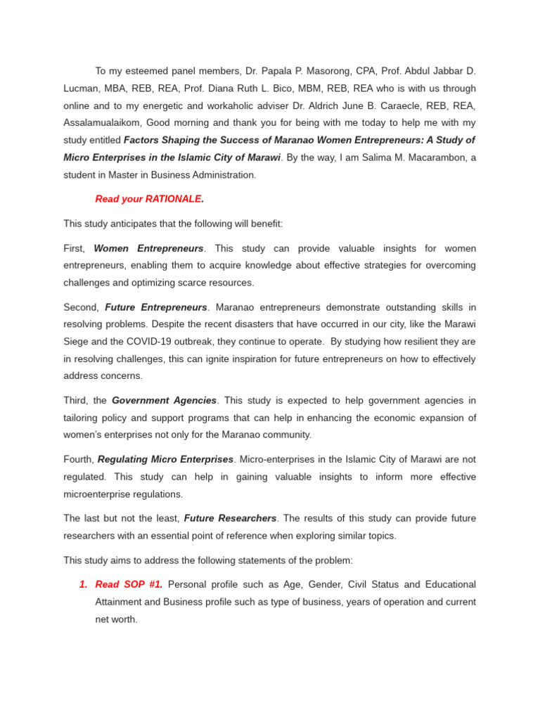 Ate Sal Script | PDF