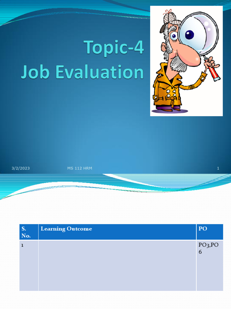 4 Job Evaluation | PDF