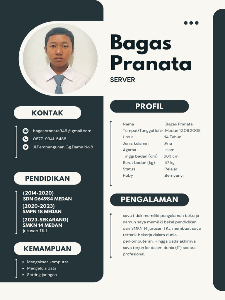 CV Bagas Pranata - 20240531 - 084954 - 0000 | PDF