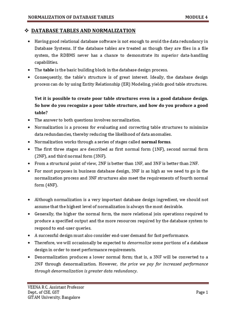 Dbms Module 4 Pdf 7660