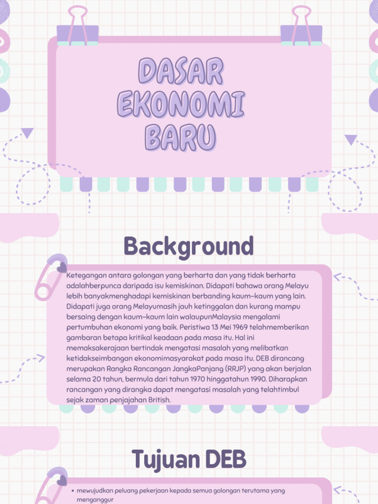 Dasar Ekonomi Baru Pdf