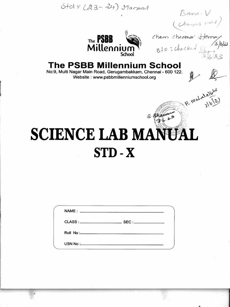 STD 10 Science Lab Manual1686736516 | PDF
