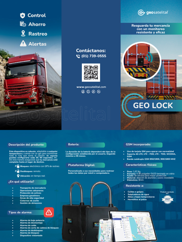 Tríptico Geolock | PDF