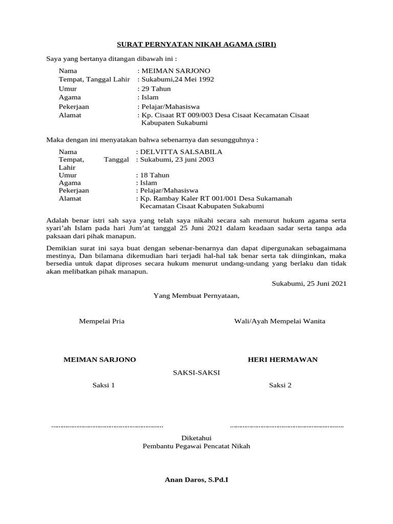 SURAT PIPIT GODEG | PDF