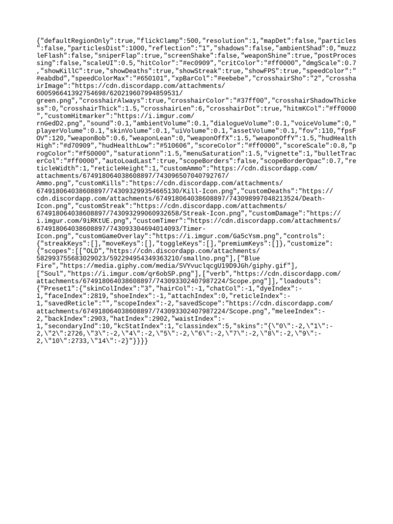 Krunker - Io Settings Old | PDF