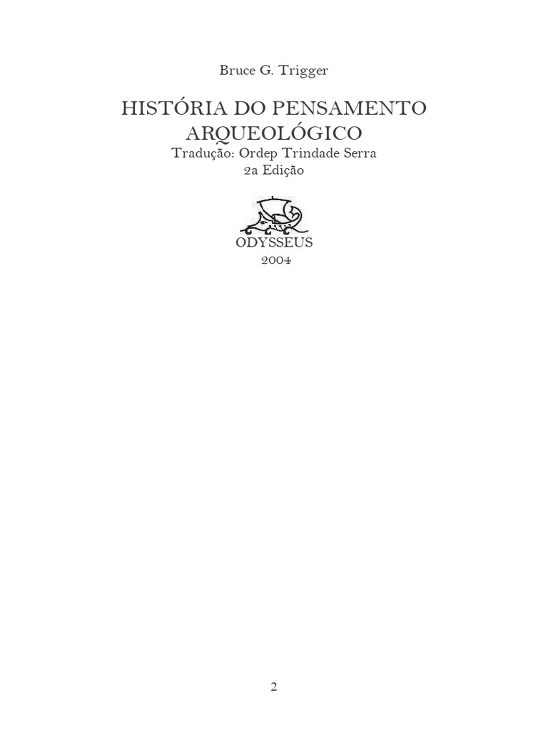 Trigger Bruce História Do Pensamento Arqueológico Cap3 | PDF