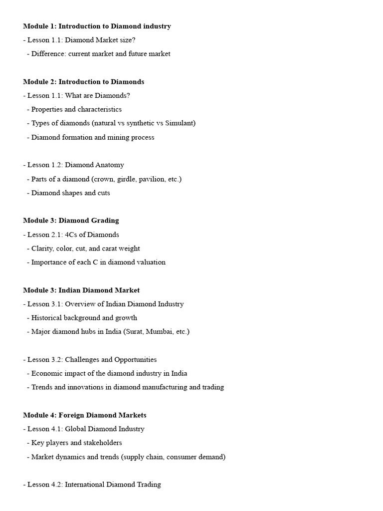 KP Diamond Institute of Gems and Jewellery | PDF