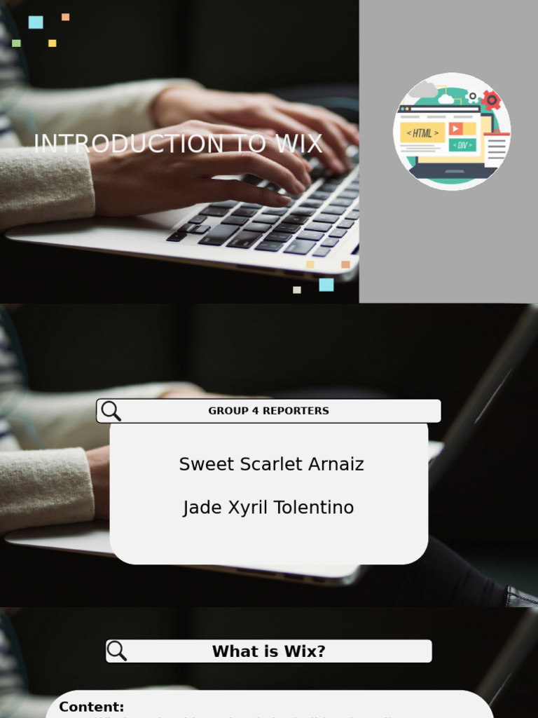 Introduction To Wix | PDF