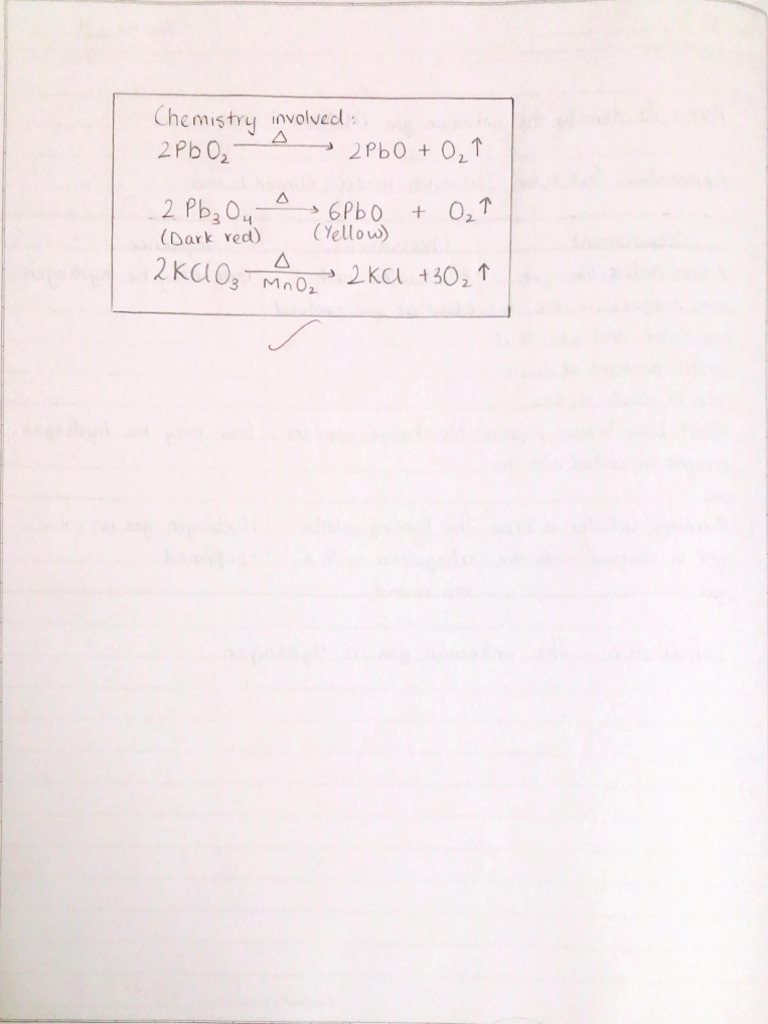 Identification of Gases - EXPT - 5 | PDF