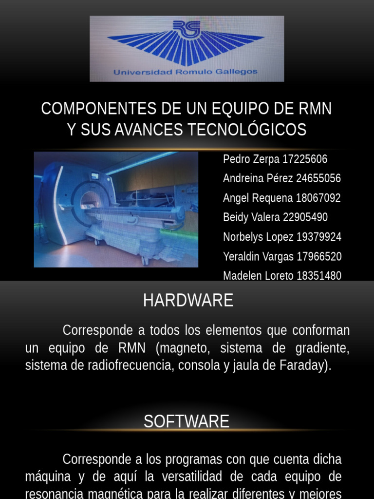 Componentes y Avances en RMN | PDF | Frecuencia de radio | Inductor