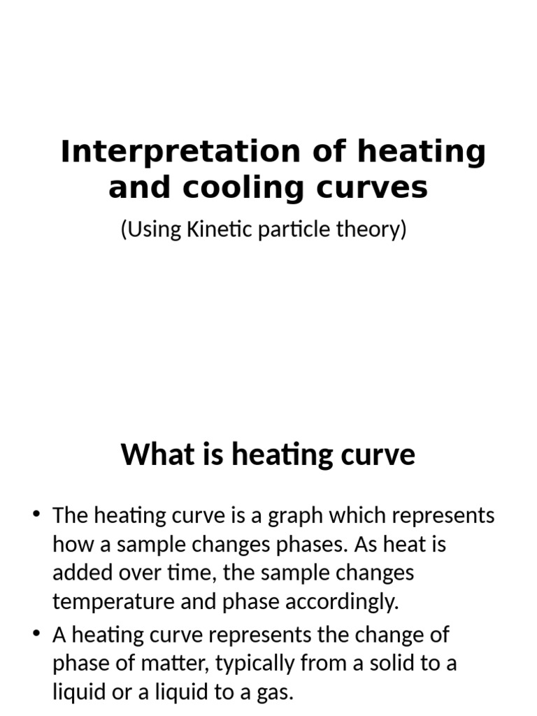 Interpretation of Heating and Cooling Curves by MS | PDF