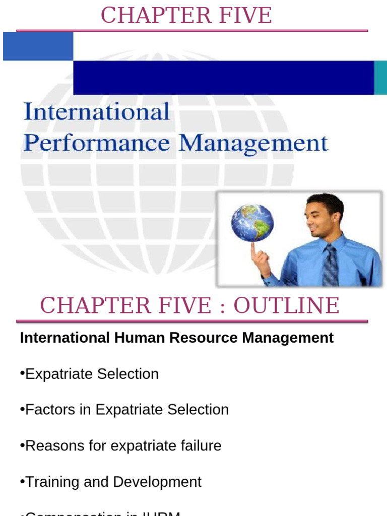 Chapter Five - International Human Resource Management | PDF