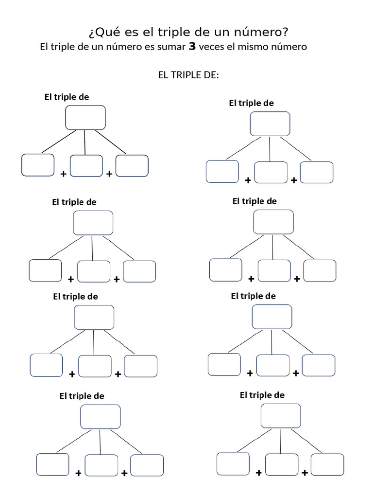 Qué Es El TRIPLE de Un Número | PDF