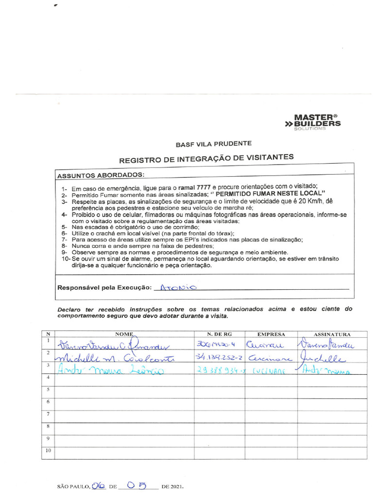 Scanner Int. Visit. Mai. 2021 | PDF