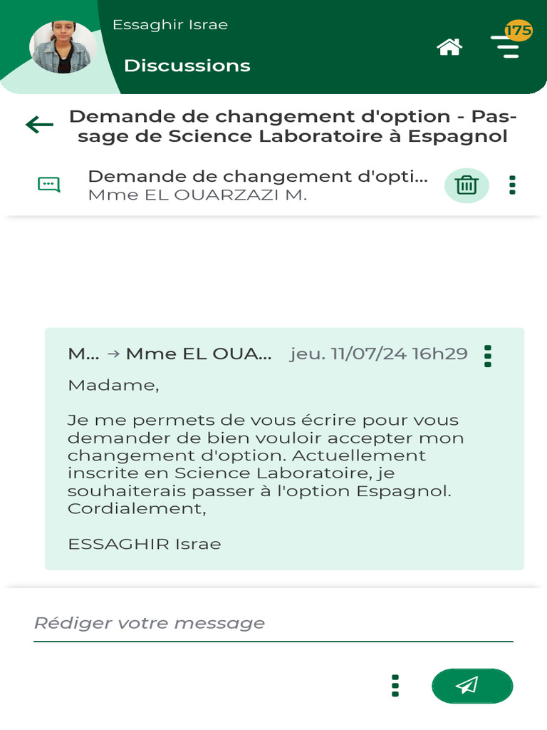 Espace Élèves - PRONOTE 2023.0.3.0 - ECOLE AL JABR | PDF