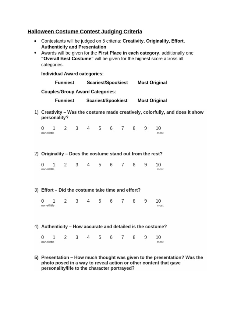 Halloween-Hub-judge-sheets | PDF
