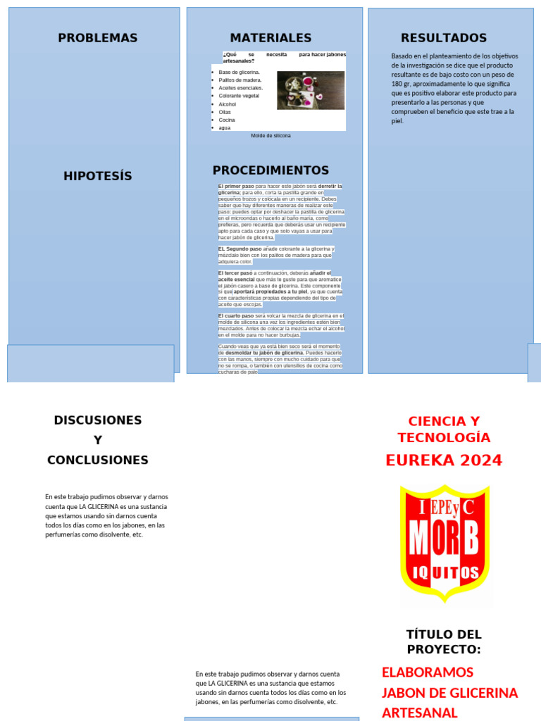 Formato de Triptico Eureka 2024 5 e Morb | PDF