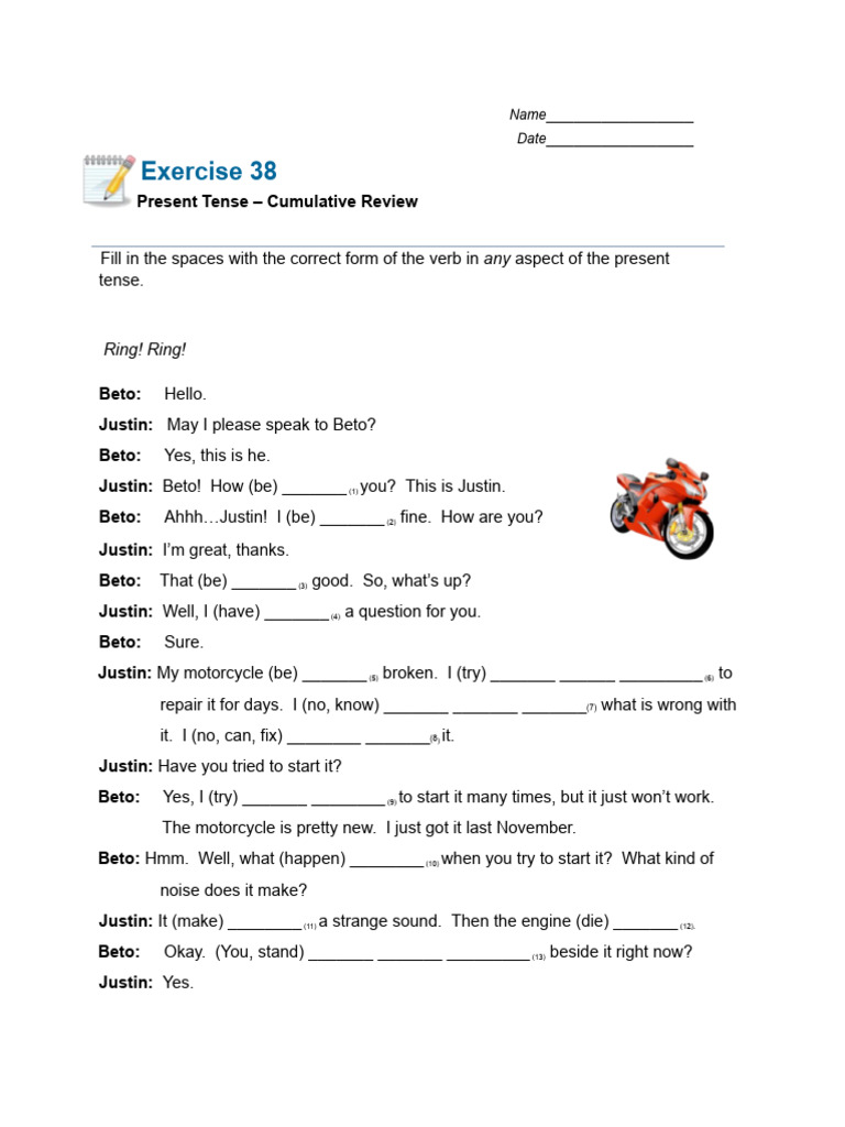 Present_Tense_Exercise_38.docx | PDF