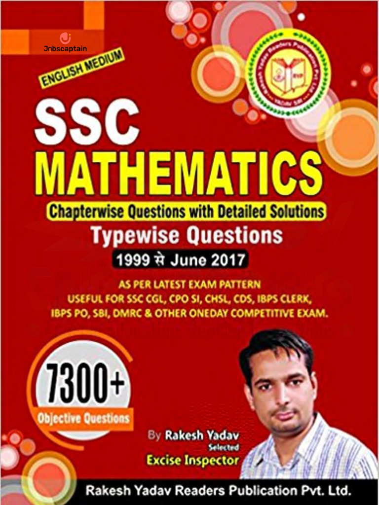 Rakesh Yadav 7300 PDF Download SSC MATHEMATICS UserUpload | PDF