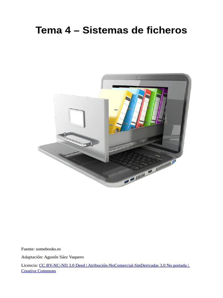 Tema4-Sistemas-de-ficheros | PDF