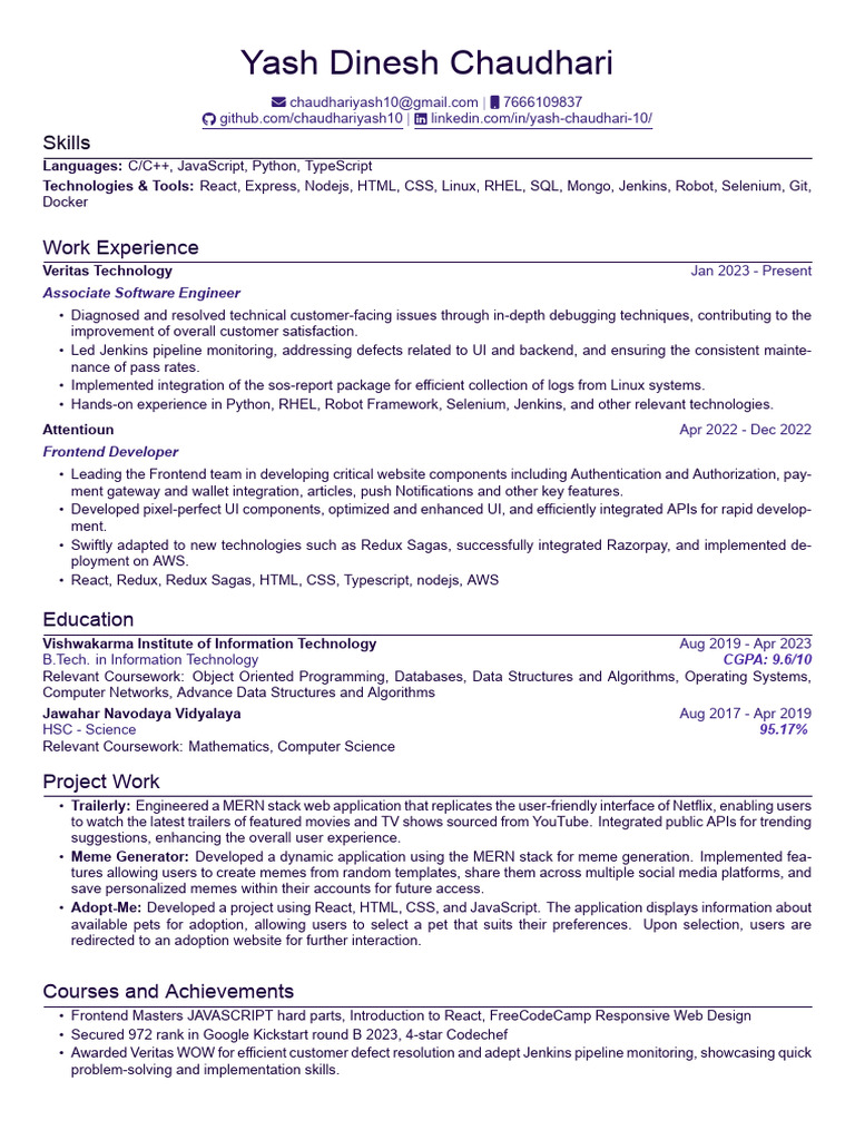 Yash Chaudhari | PDF