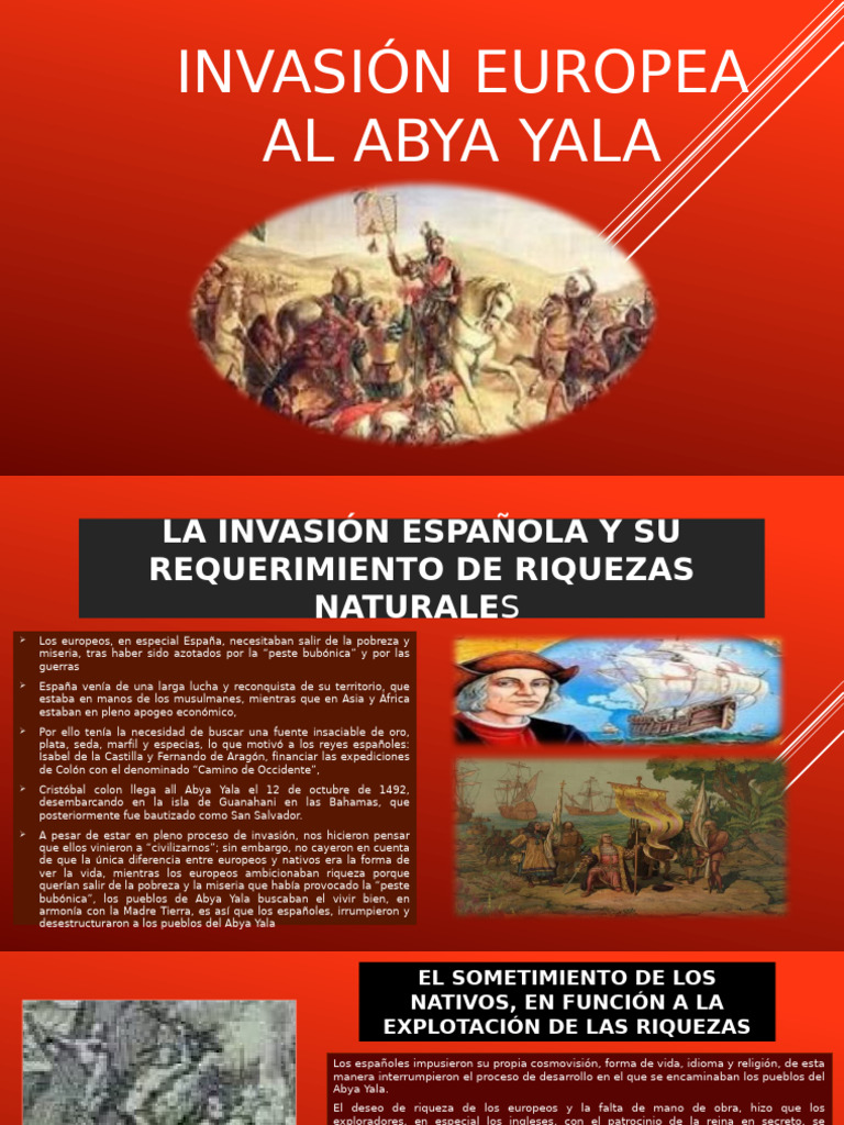 Invasión Europea Al Abya Yala | PDF