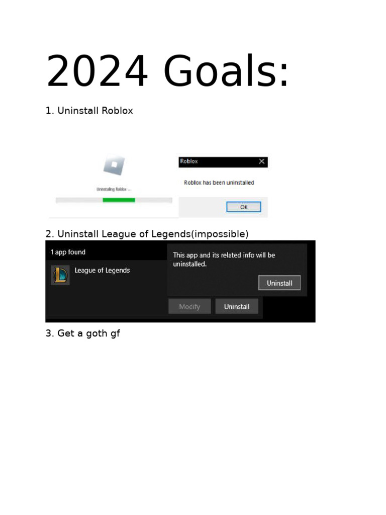 2024 Goals | PDF