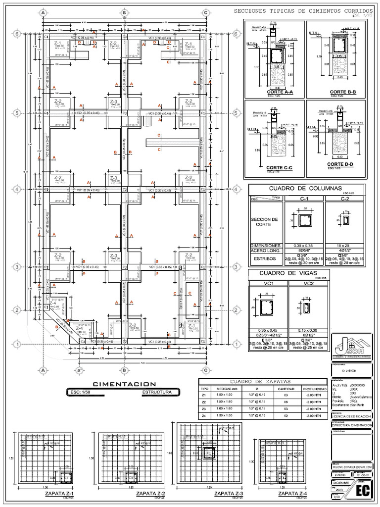 Cimentacion Jheyson Model | PDF