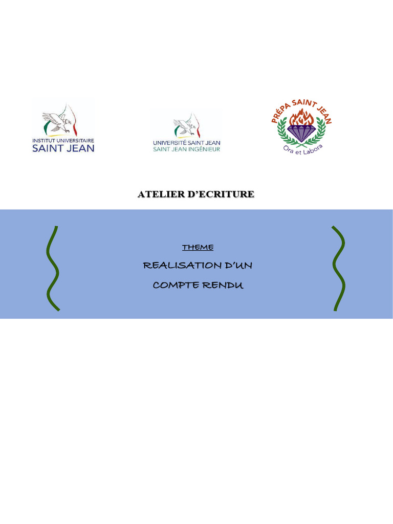 EXPOSE COMPTE RENDU | PDF