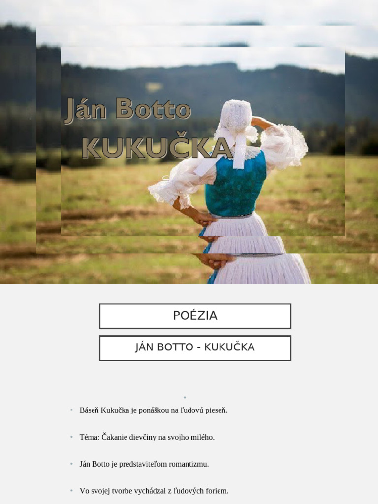 Ján Botto - Kukučka | PDF