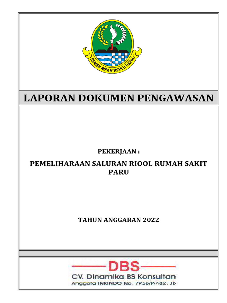 13progress Saluran Riool - Konsultan - DBS | PDF