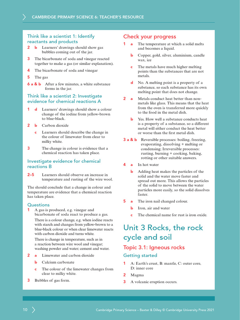 Unit 3 Answers | PDF