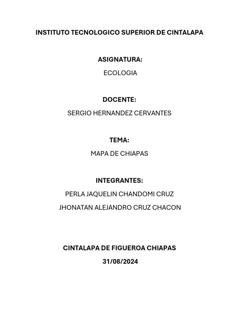 Mapa, Flora y Fauna | PDF