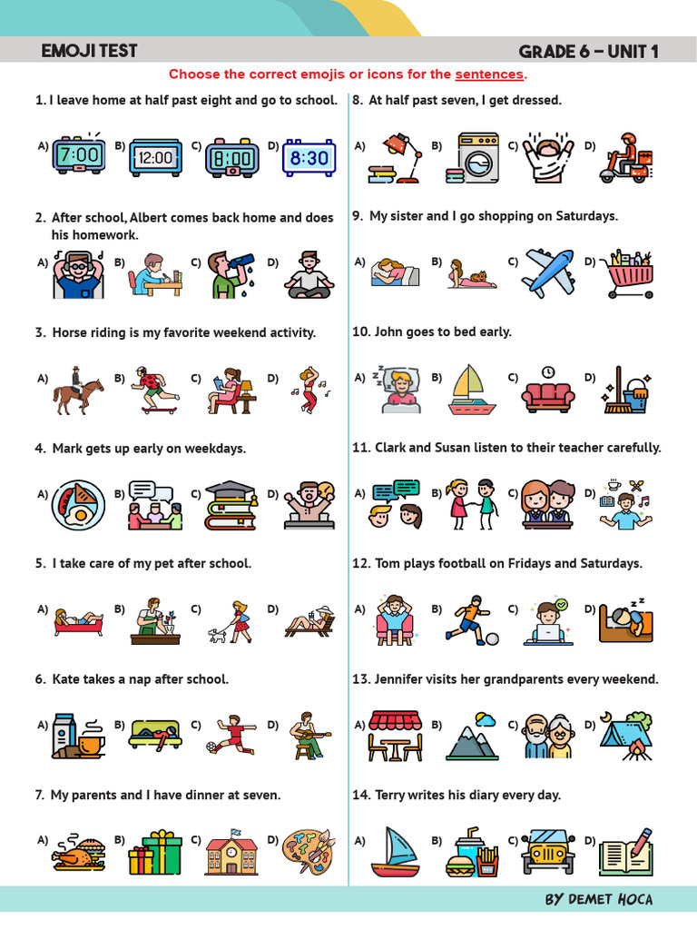 6.1 Emoji Test | PDF