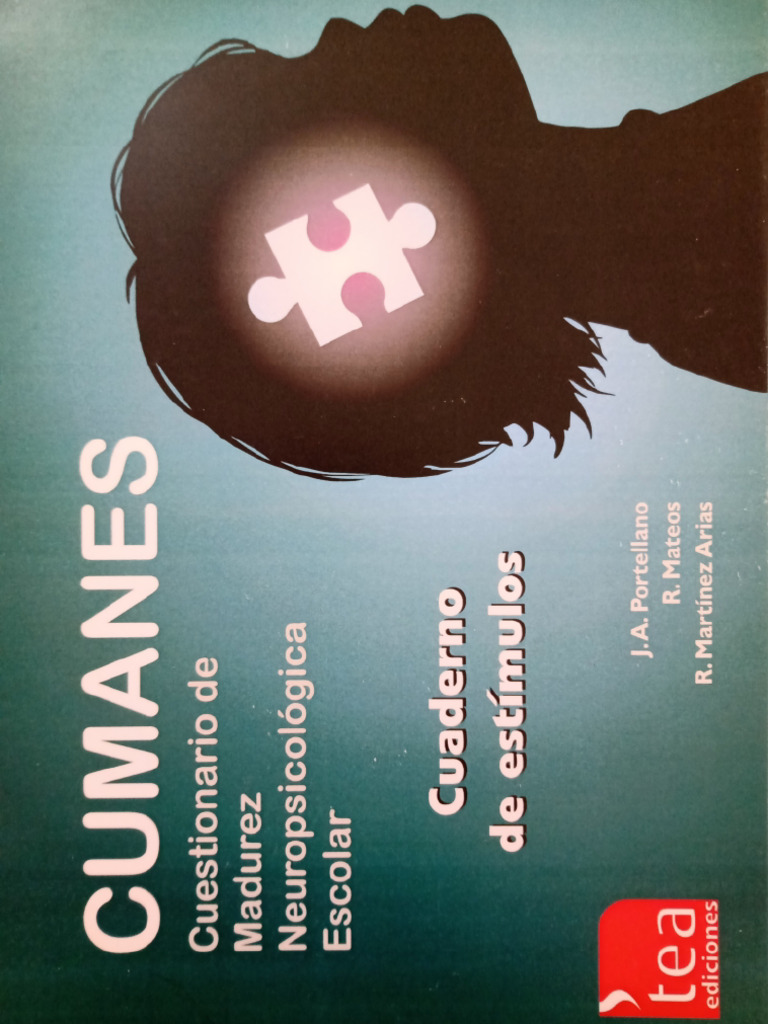 CUMANES Cuaderno de Estímulos | PDF