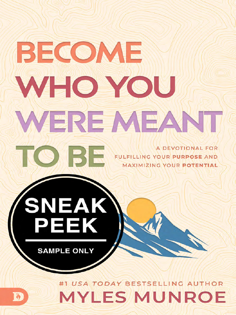 Become Who You Were Meant to Be | PDF | Glory (Religion) | King James ...