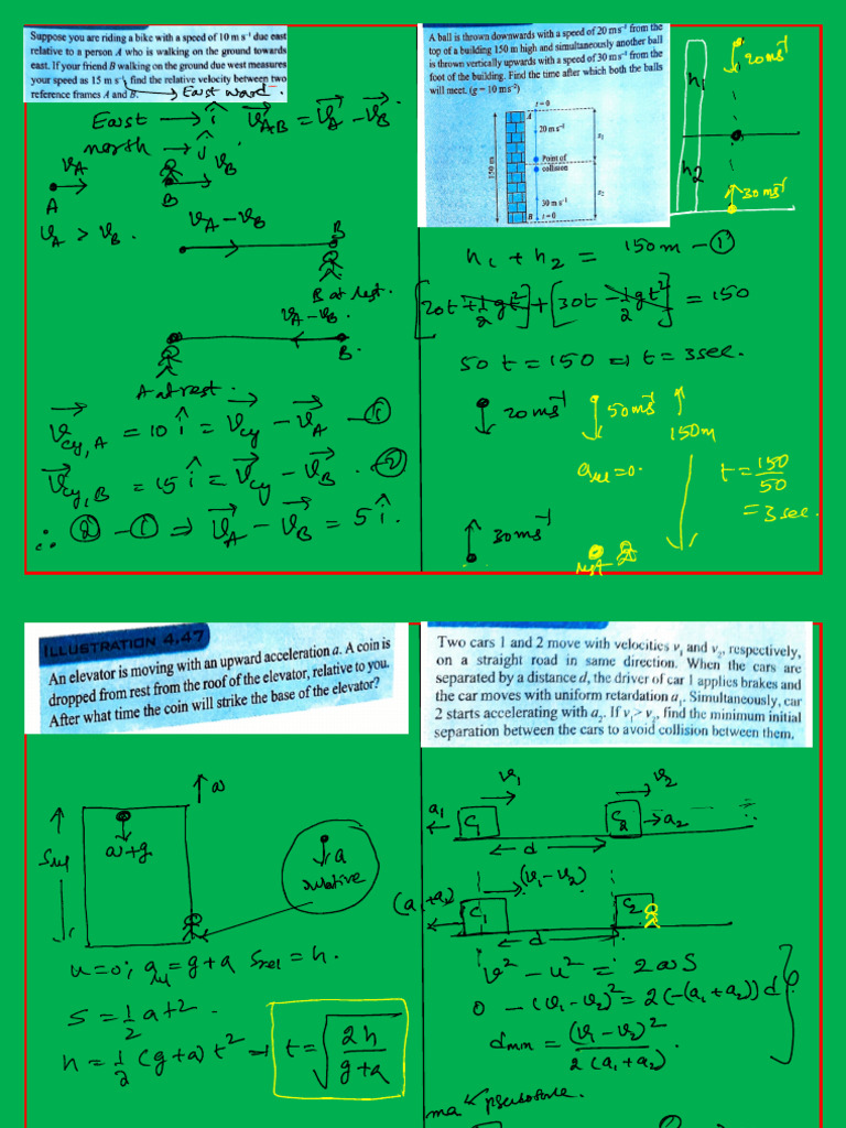 Kinematics-4-Day Class-Graphs | PDF