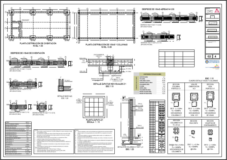 Plano Estructural 2.4 - Los Pinos | PDF